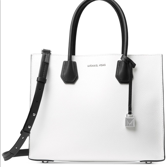 Michael Kors | Bags | Michael Kors Mercer Large Colorblock Satchel ...